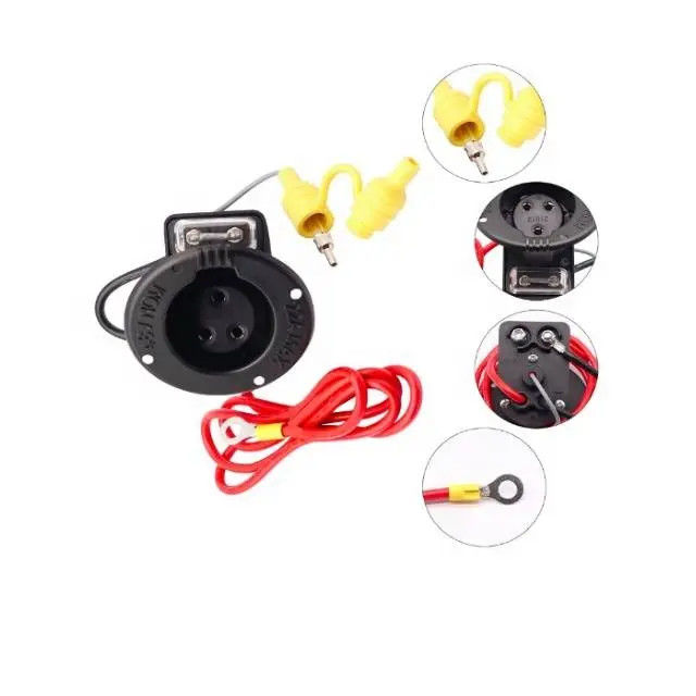 Golf Cart Club Car Ds Receptacle & 48V Fuse Assembly