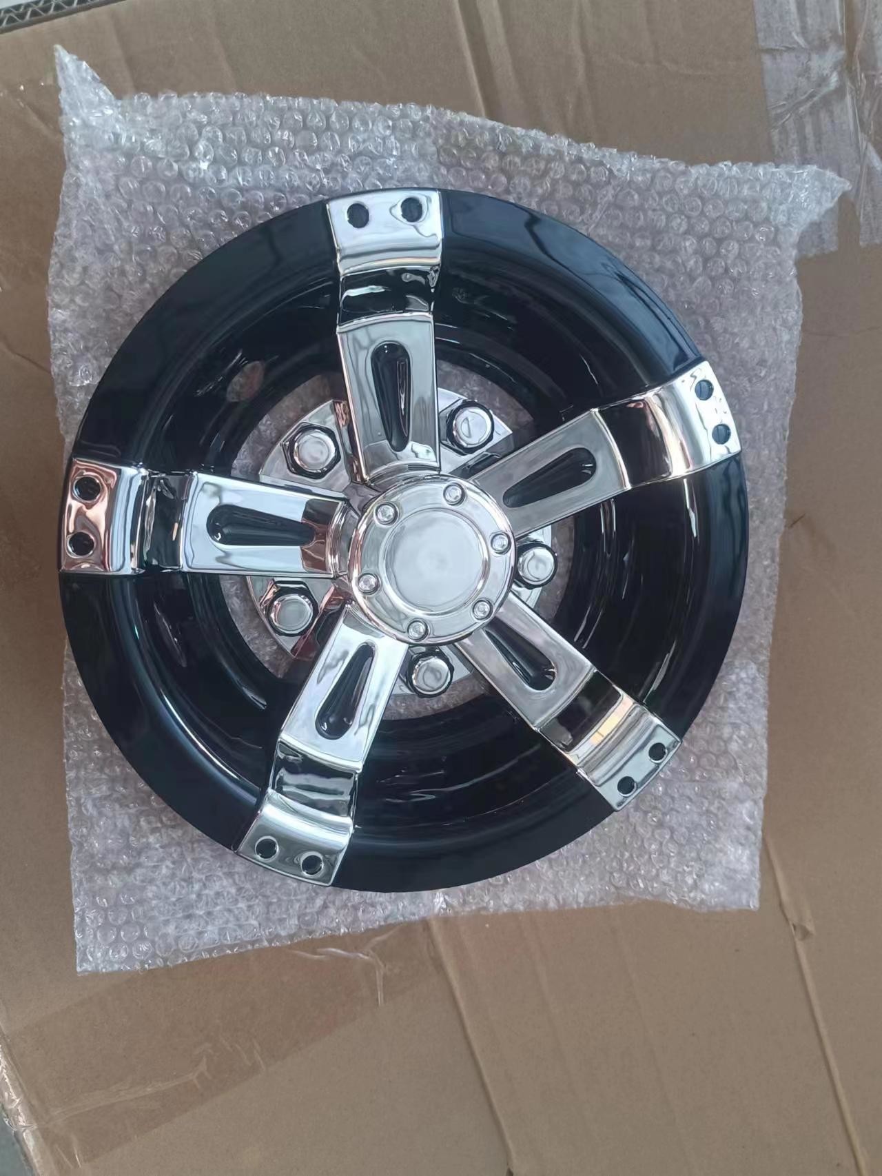 Heavy Duty ABC Plastic 8 Inch Golf Cart Rim Cover Wheel Cover