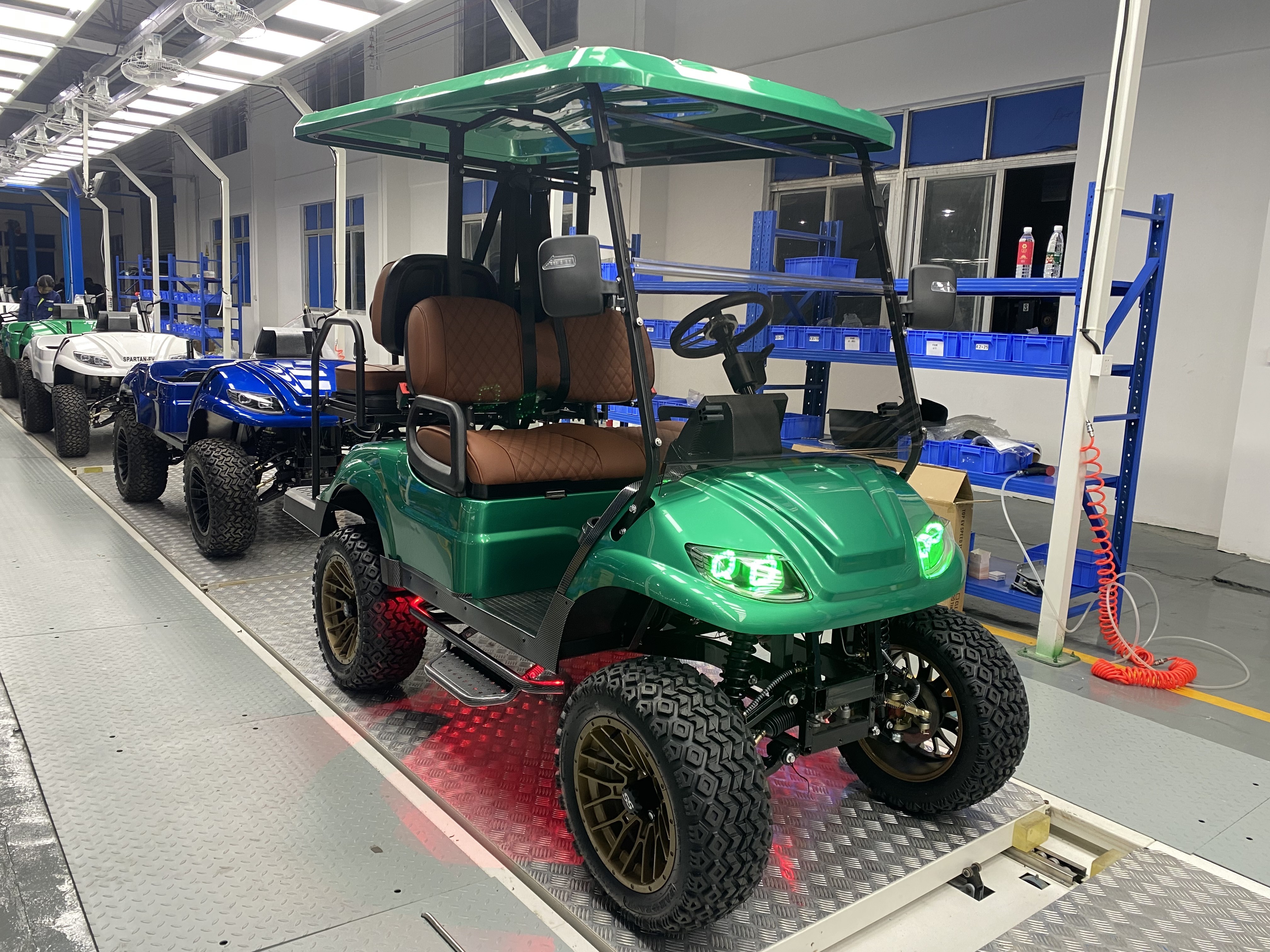 Off Road 4 Seater Electrical Golf Cart With Dash Lighting