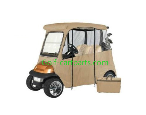 Plastic Drivable Custom Golf Cart Enclosures With Doors For 4 Passengers