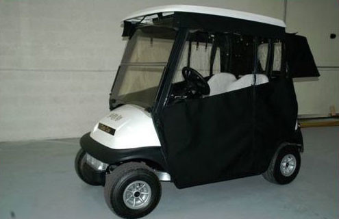 Sunbrella Premium Golf Cart Track Enclosures 2 Side Curtains OEM Service